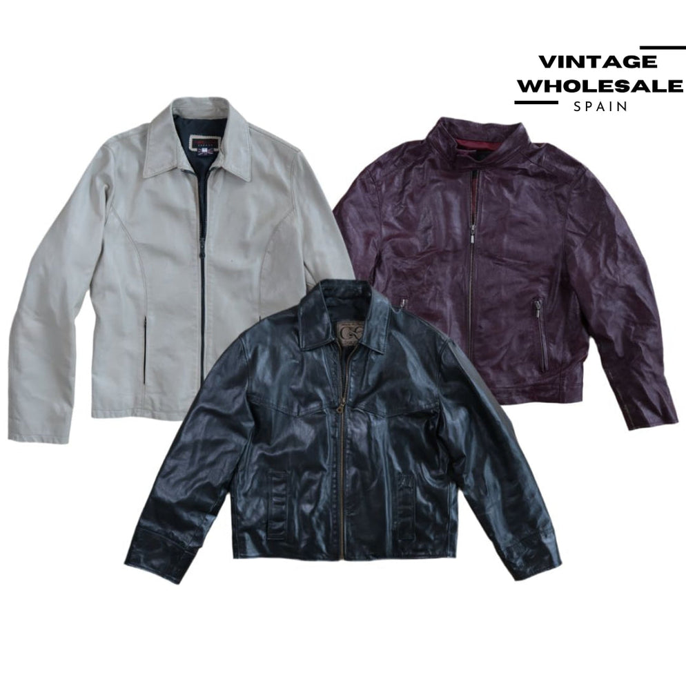 Men’s Leather Jackets – Vintage Wholesale — Vintage Wholesale Spain SL